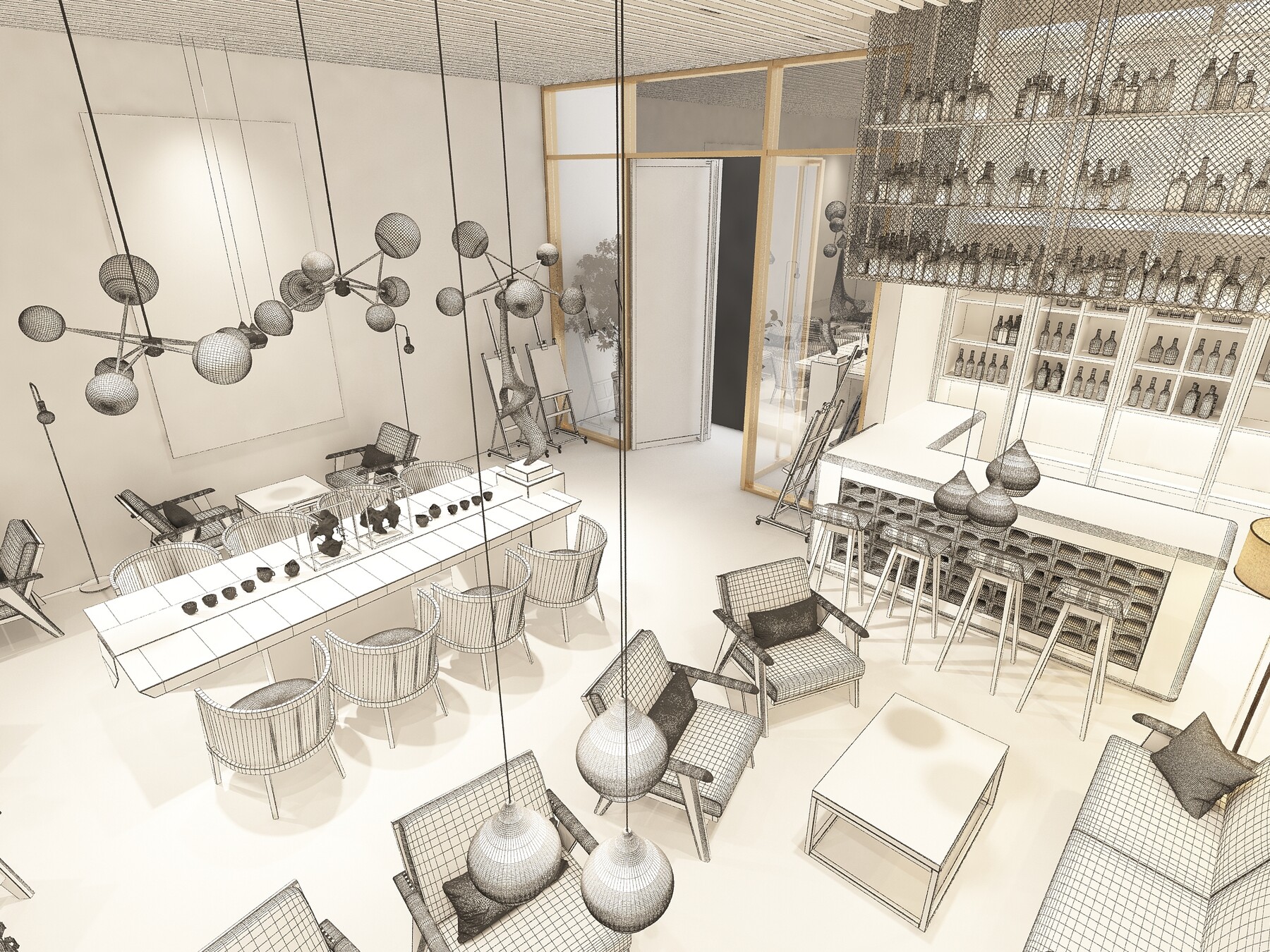 ArtStation - Coffee Shop - Restaurant - 025 | Resources