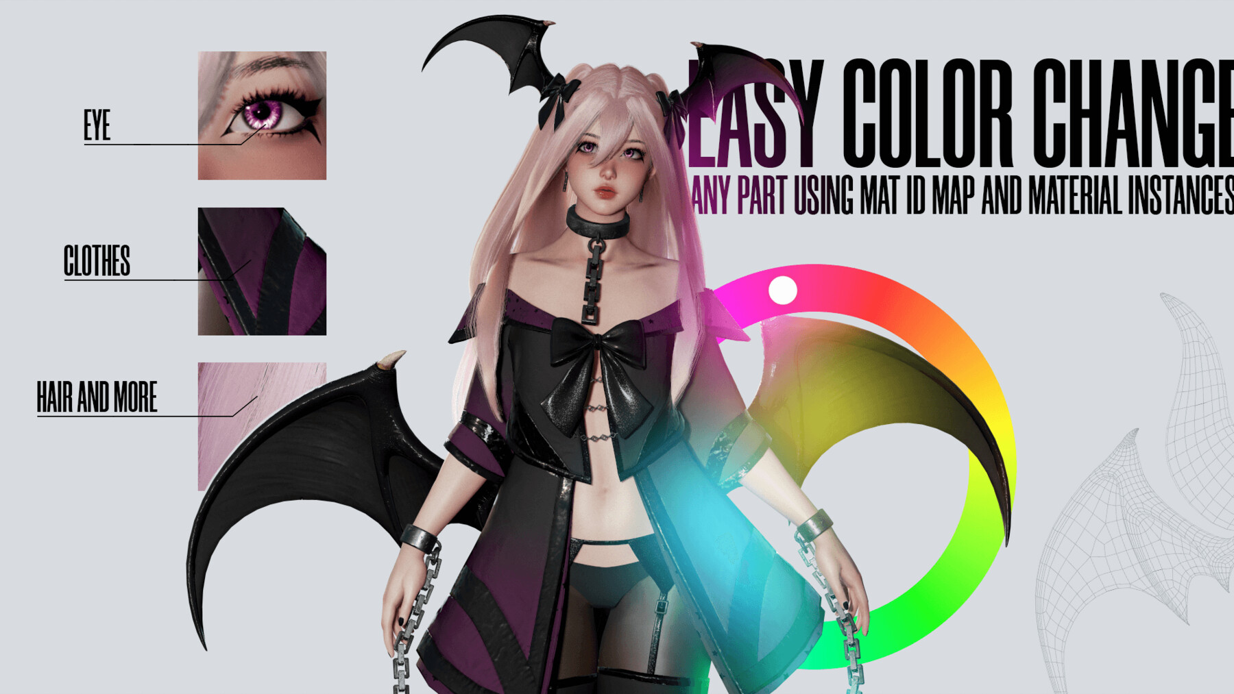 ArtStation - Succubus Lucia - Game Ready | Game Assets