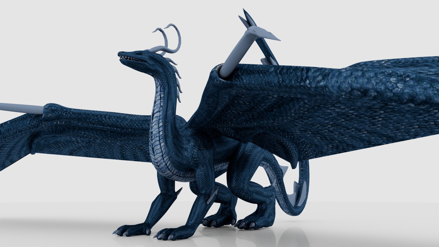 ArtStation - Dragon 3d Model | Resources