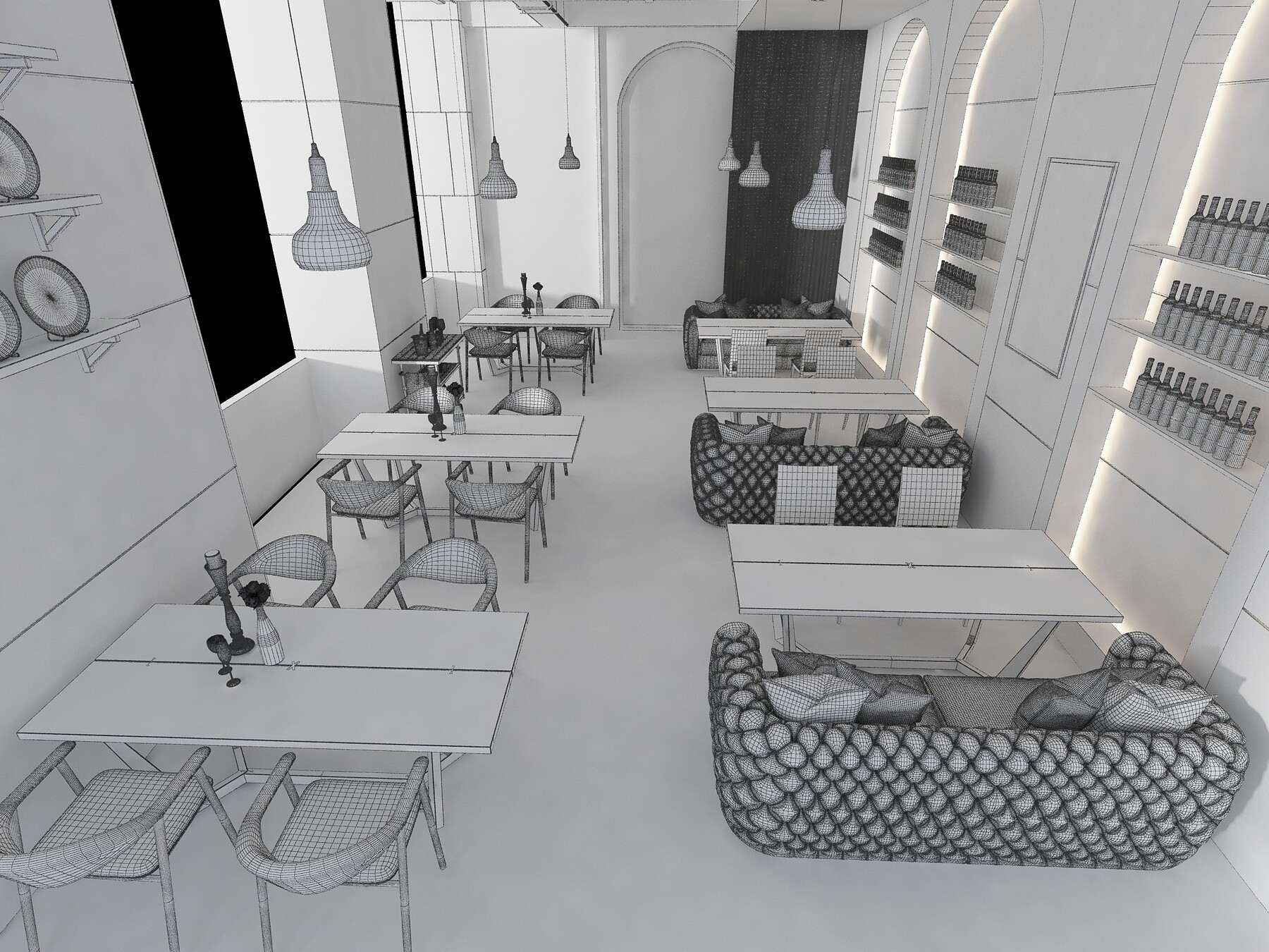 ArtStation - Coffee Shop - Restaurant - 030 | Resources