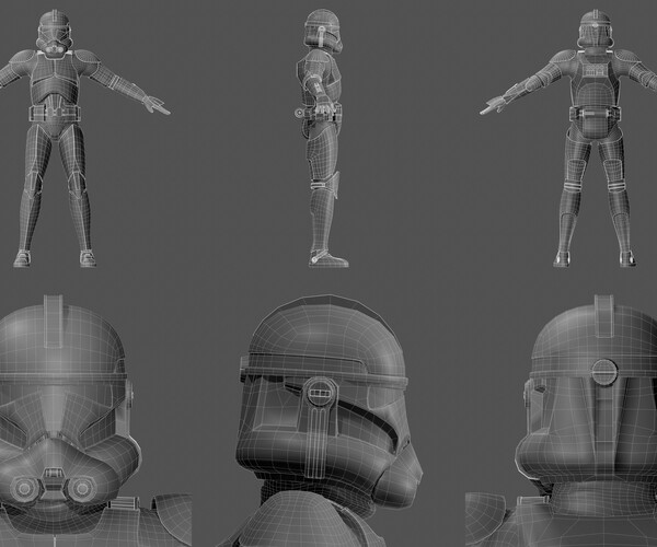 ArtStation - Clone Trooper - Phase 3 | Resources