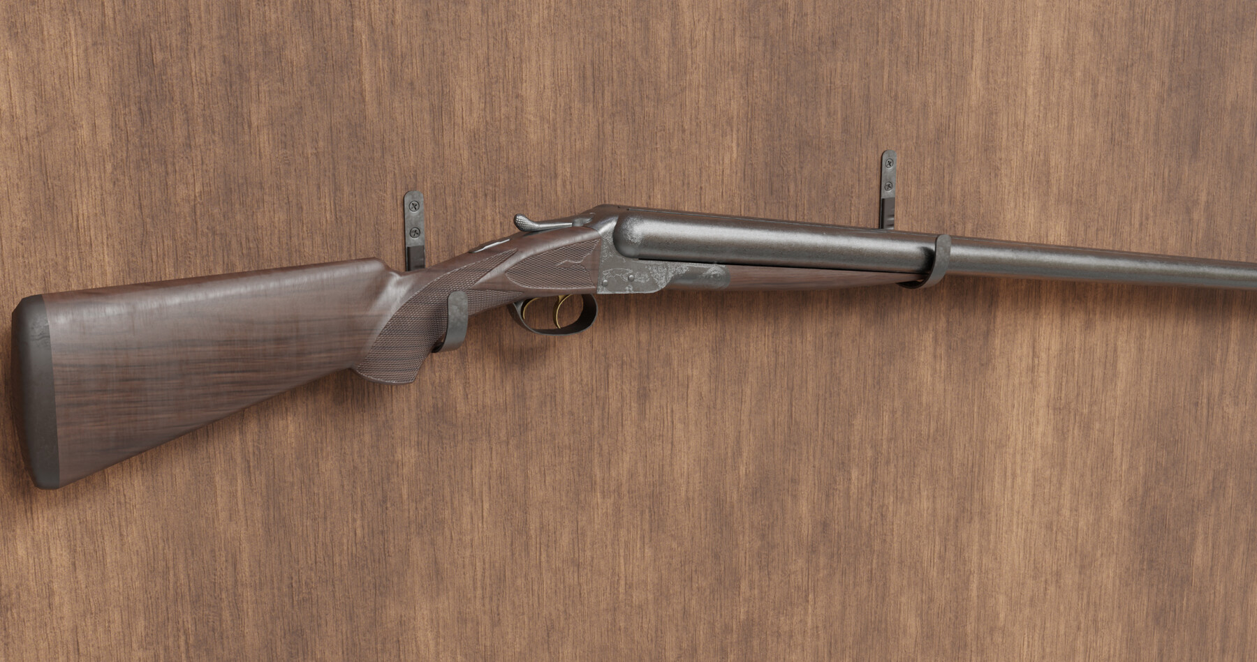 ArtStation - colt 1883 double barrel shotgun | Resources