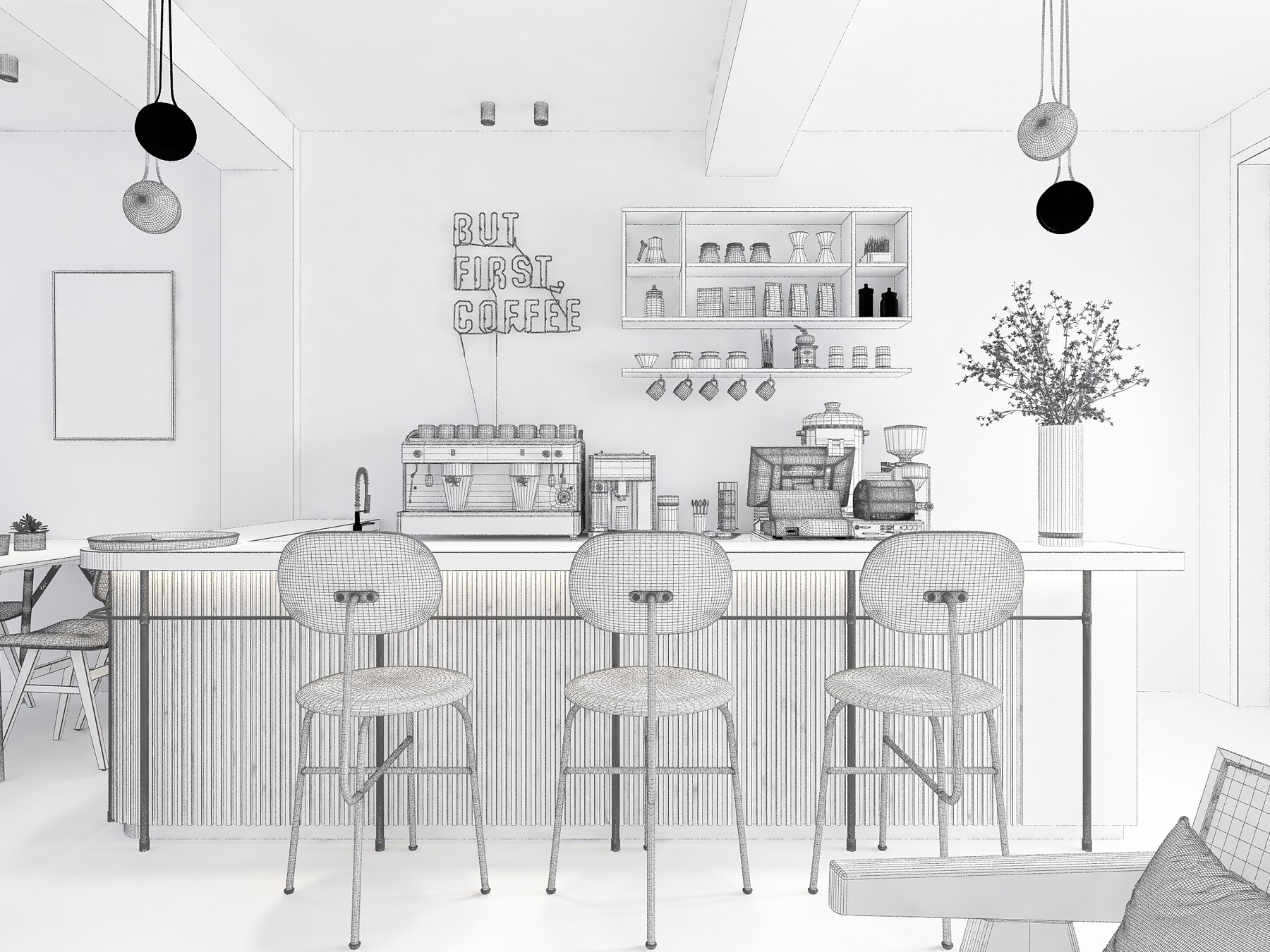 ArtStation - Coffee Shop - Restaurant - 039 | Resources