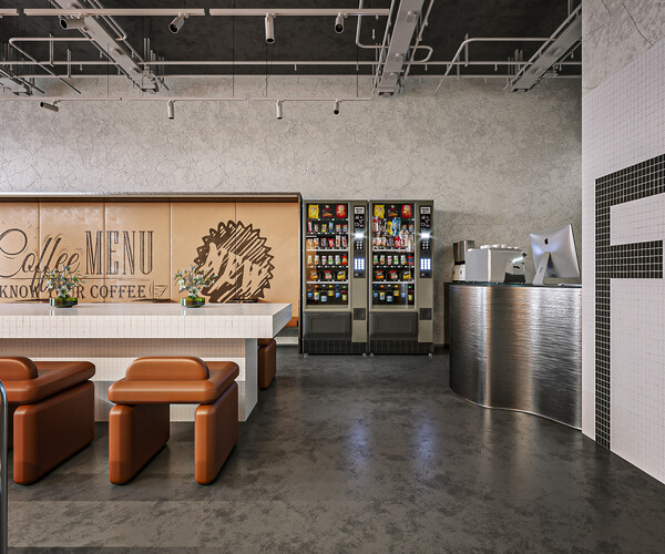 ArtStation - Cafe Design 34 | Resources