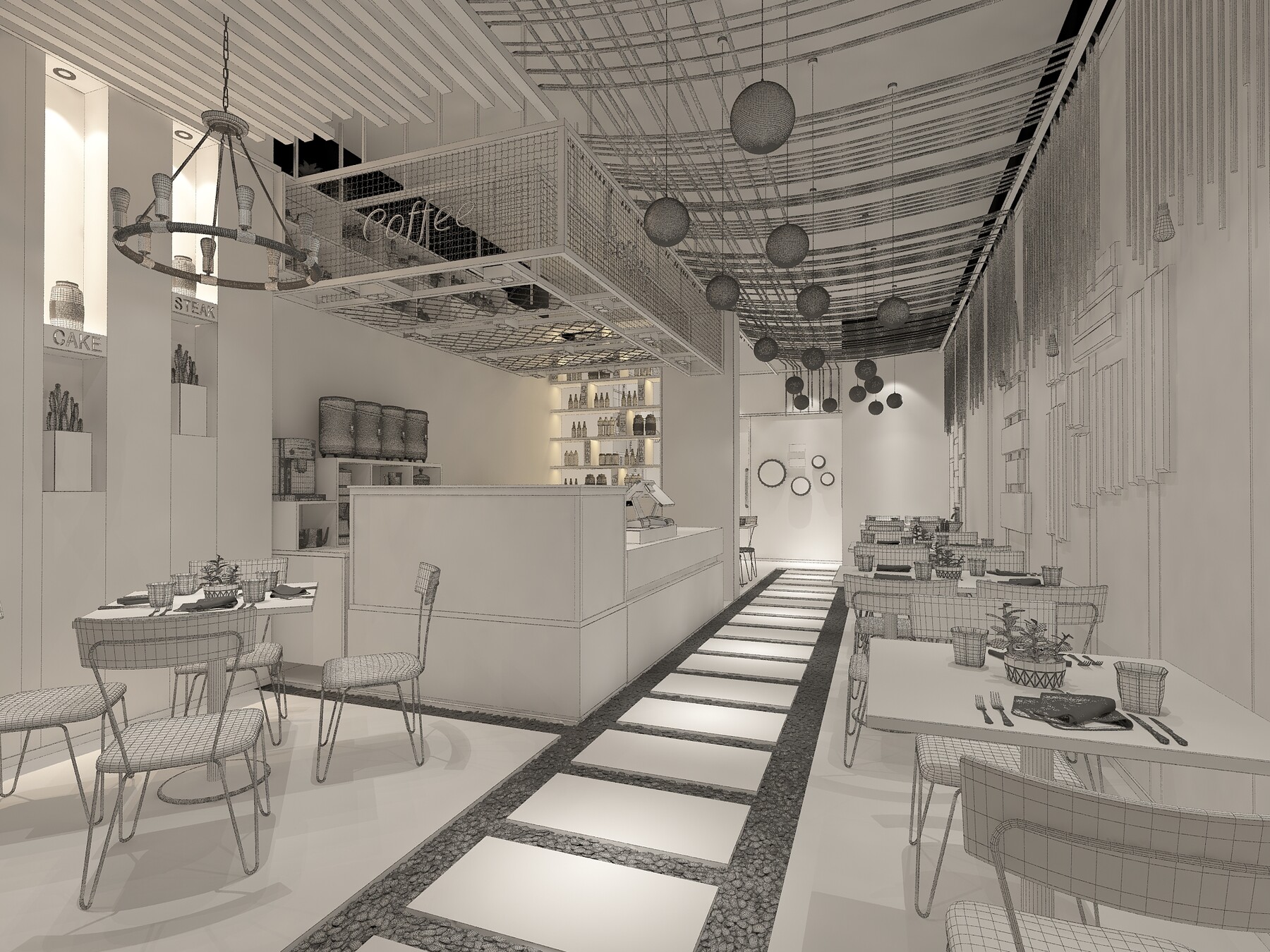 ArtStation - Coffee Shop - Restaurant - 040 | Resources