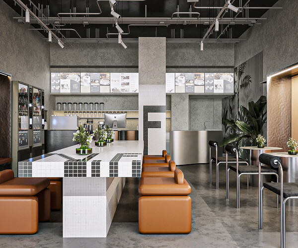 ArtStation - Cafe Design 34 | Resources