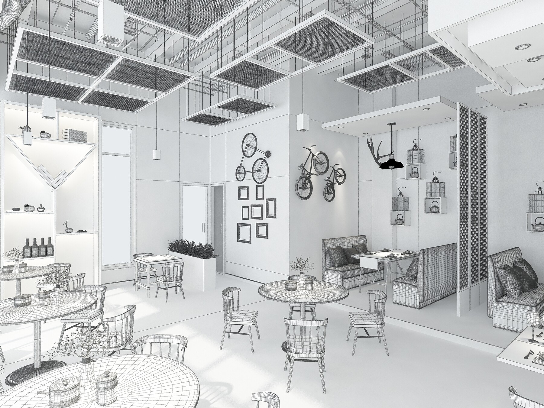 ArtStation - Coffee Shop - Restaurant - 038 | Resources