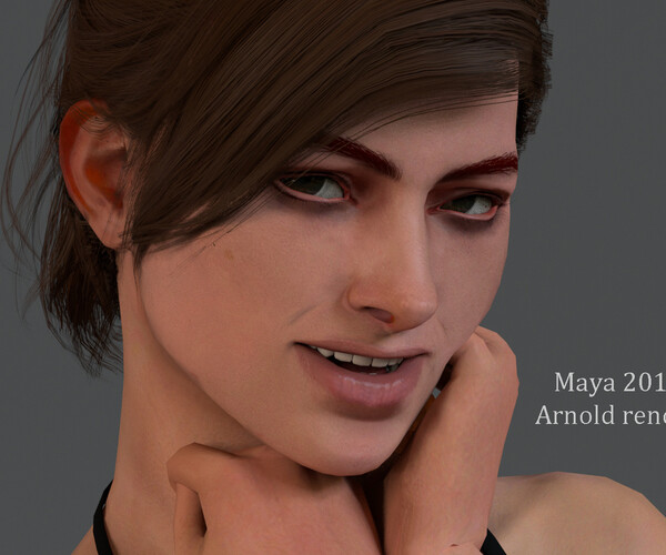 ArtStation - Female Base character(Rig) | Game Assets