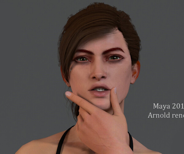 ArtStation - Female Base character(Rig) | Game Assets