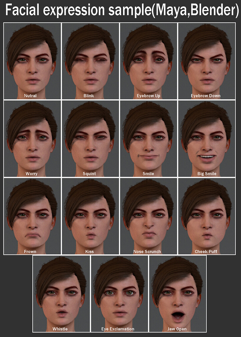 ArtStation - Female Base character(Rig) | Game Assets