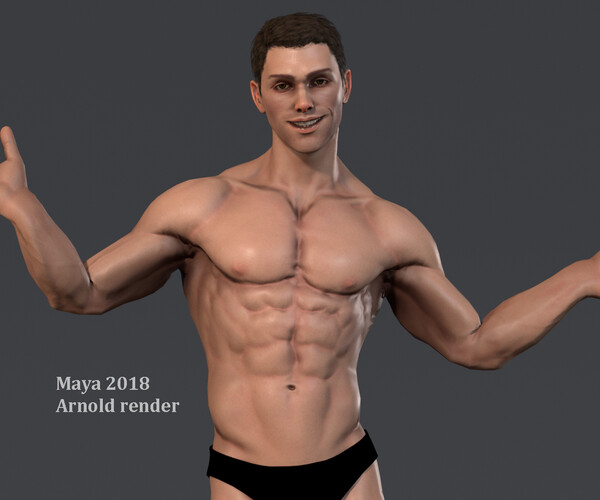 ArtStation - Male Base character(Rig) | Game Assets