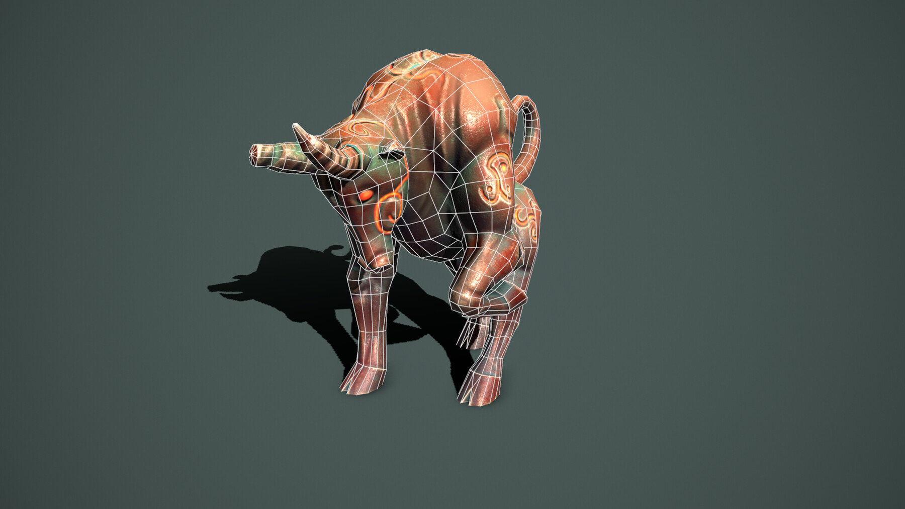 ArtStation - Statue bull | Game Assets