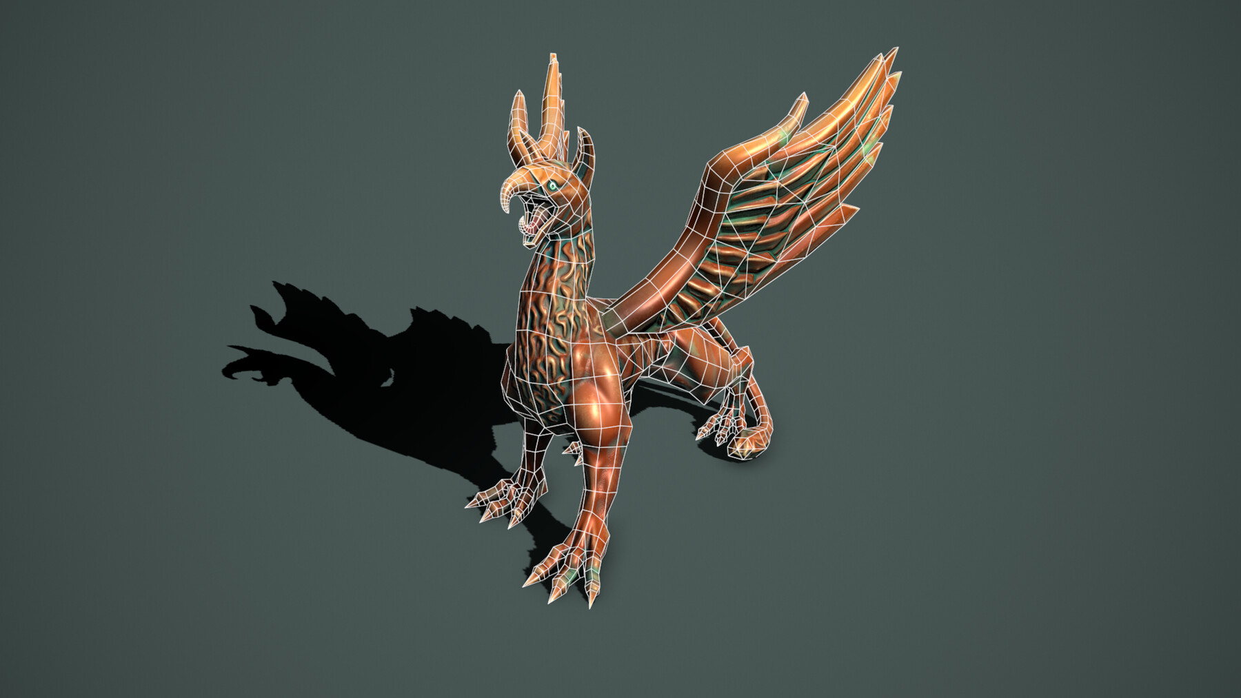 ArtStation - Statue griffon | Game Assets