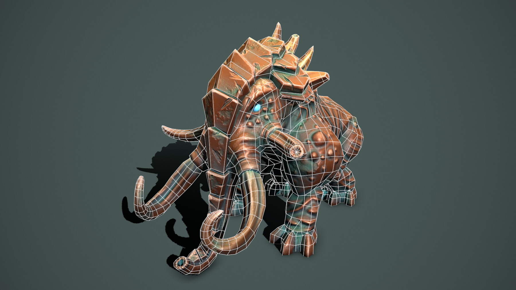 ArtStation - Statue mammoth | Game Assets