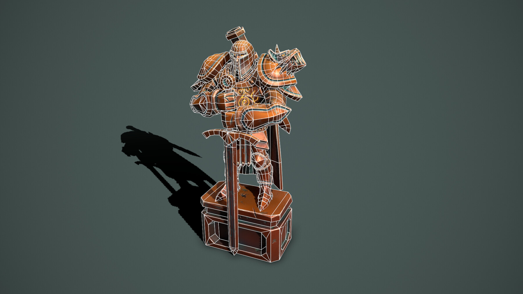 ArtStation - Statue knight | Game Assets