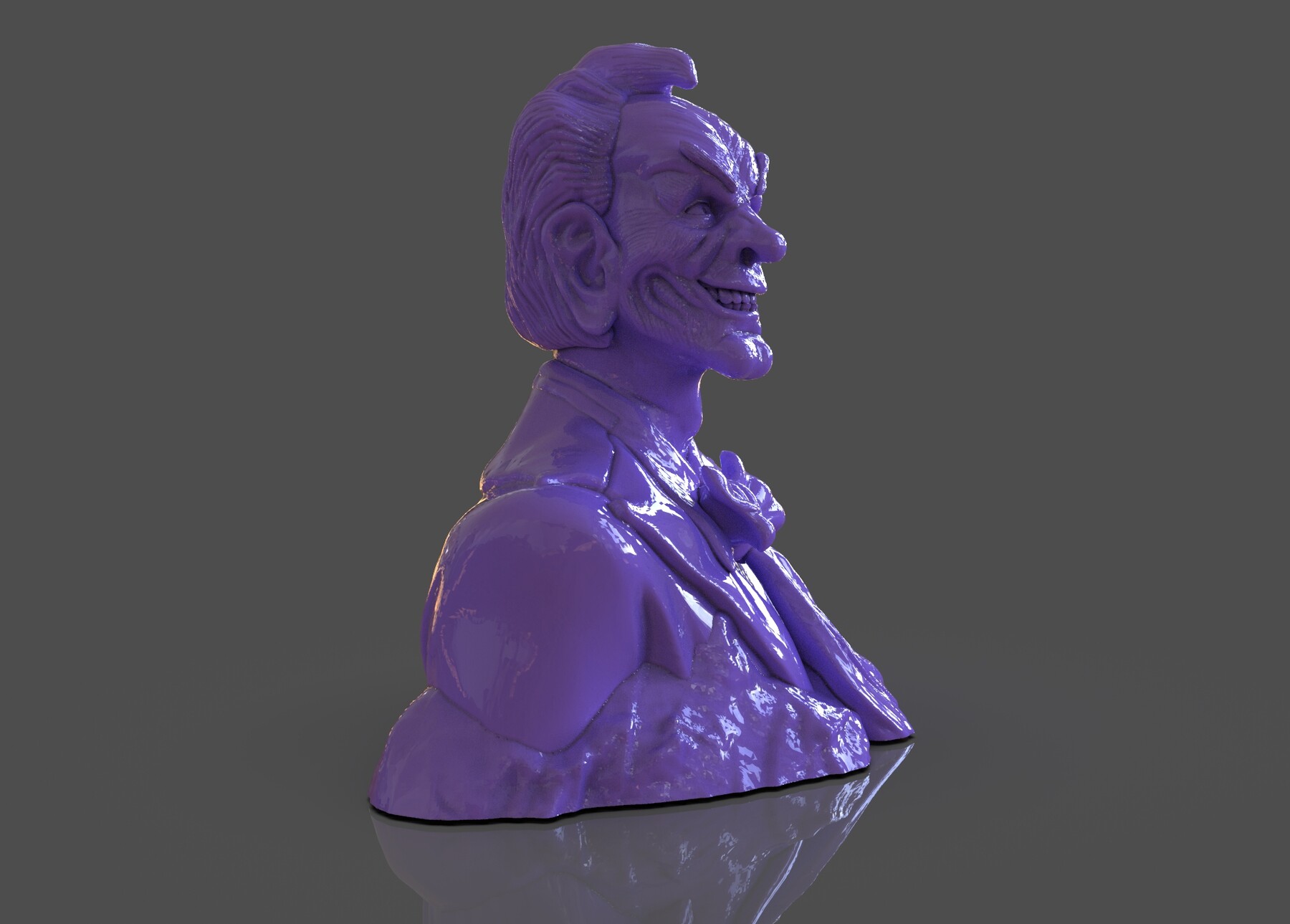 ArtStation - Stylized Joker Bust | Resources