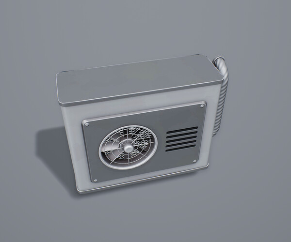 ArtStation - Stylized Air Conditioner | Game Assets