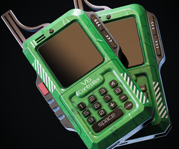 ArtStation - Sci-fi Controller V6 | Game Assets