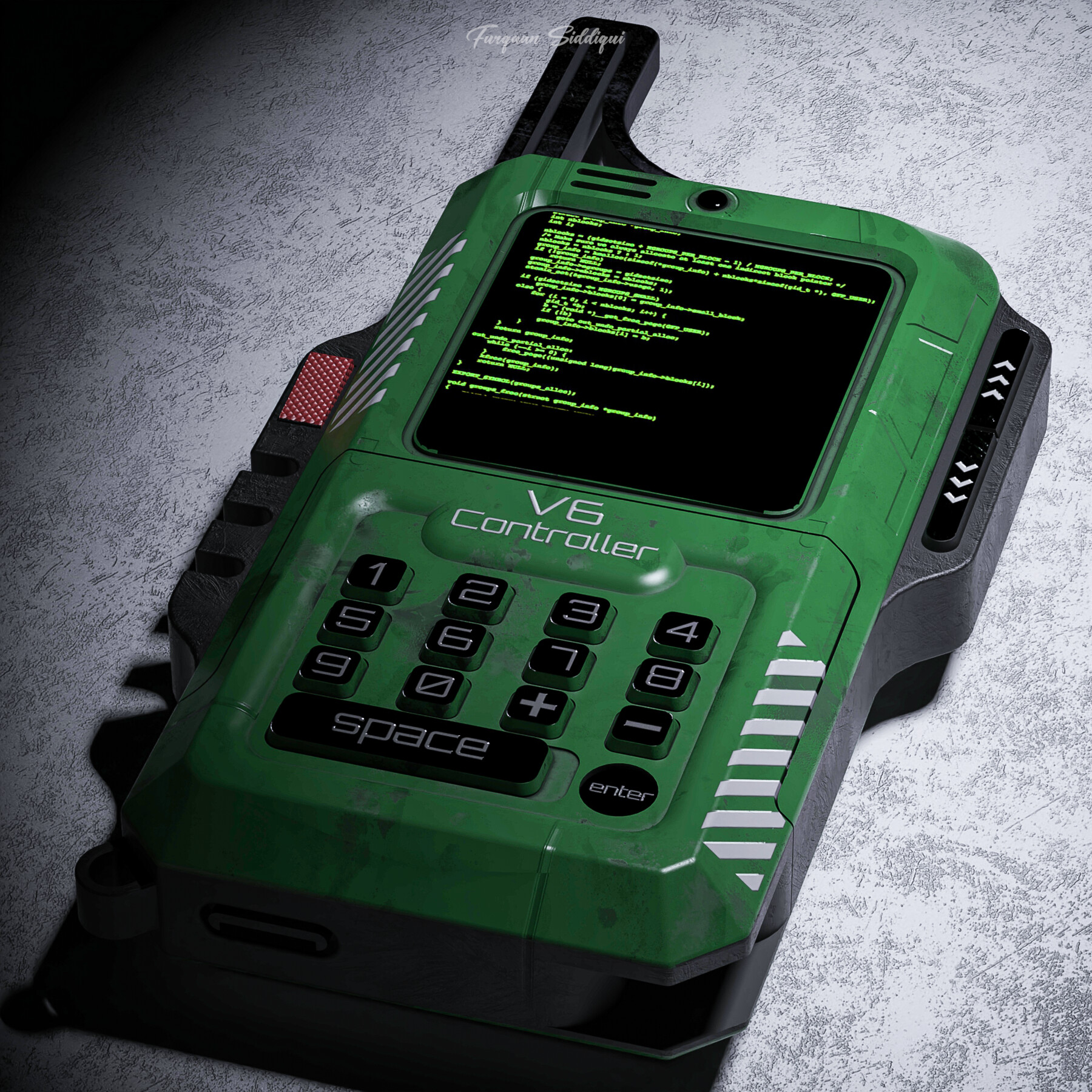 ArtStation - Sci-fi Controller V6 | Game Assets