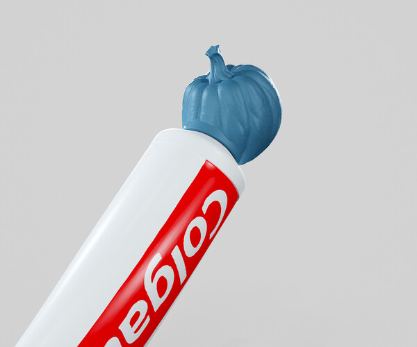 ArtStation - Halloween Pumpkin Head - Toothpaste Cup 04 3D print model ...