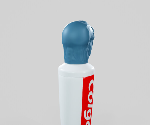 ArtStation - Halloween Zombie Head - Toothpaste Cup Dispenser 3D print ...