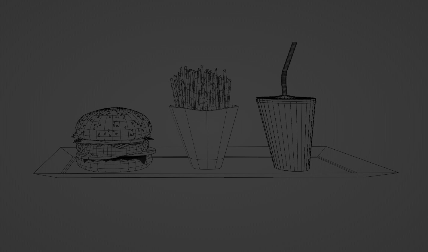 ArtStation - 3D Burger Set | Game Assets