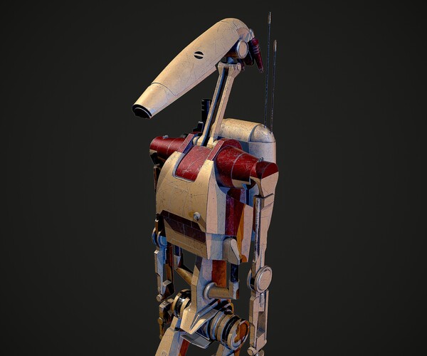 ArtStation - B1 Battle Droid Star Wars | Game Assets