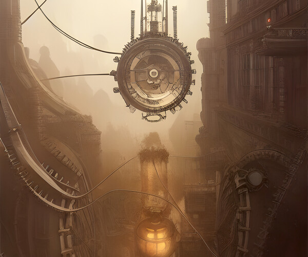 ArtStation - Steampunk Clock Construction | Artworks
