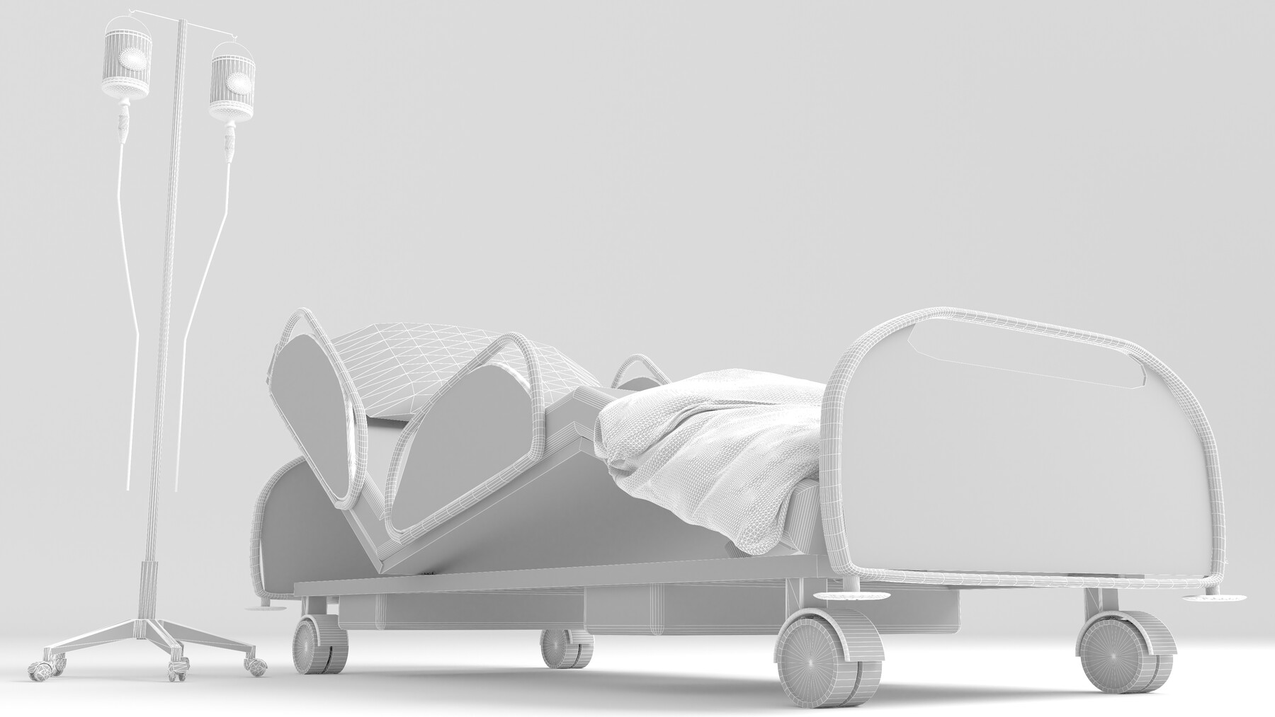 ArtStation - Intensive Care Bed 4 - 4K | Resources