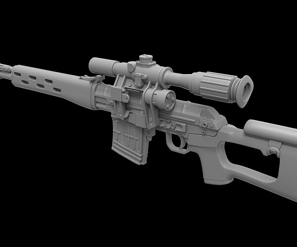 ArtStation - Dragunov SVD | Resources