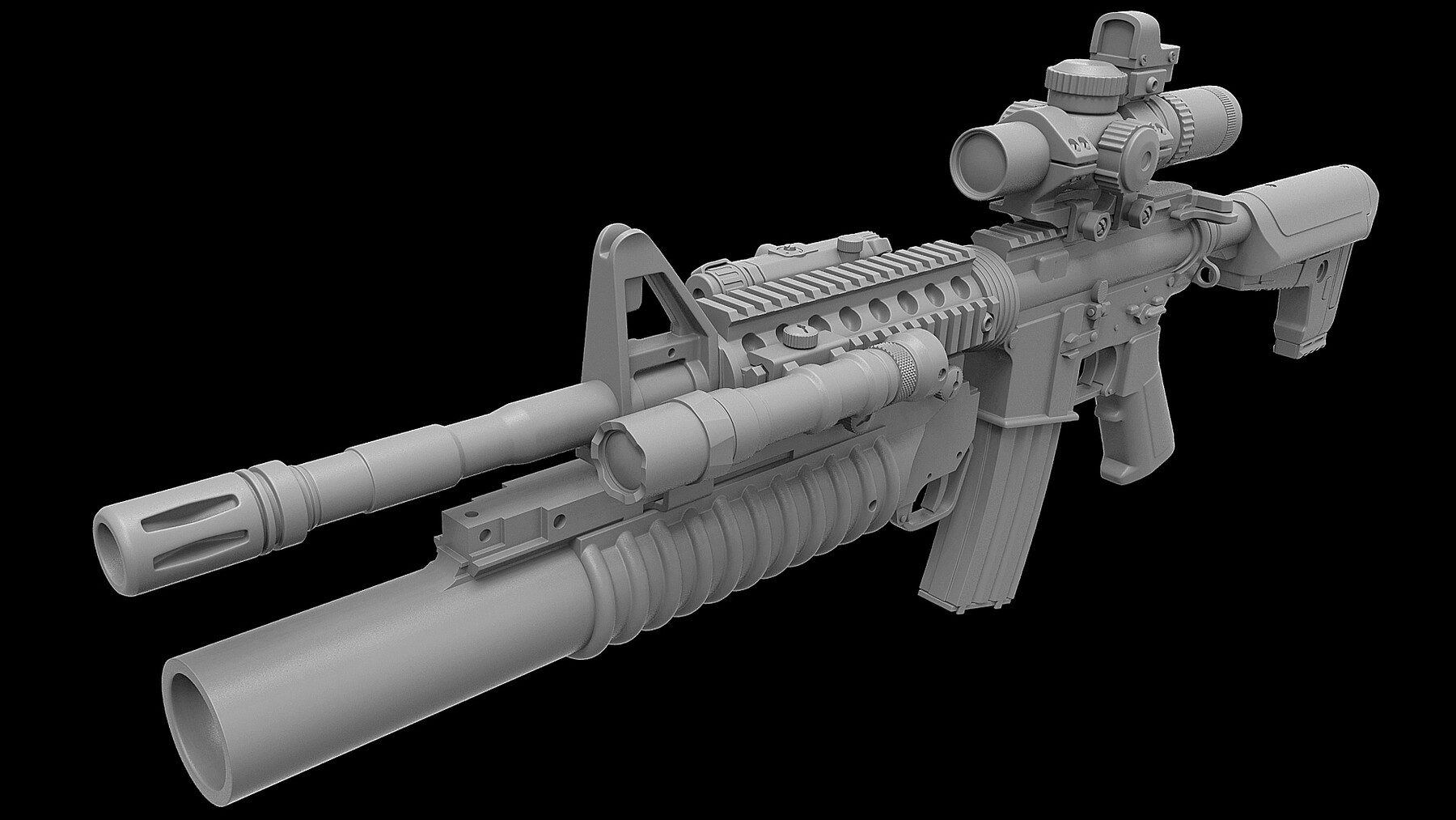 ArtStation - M4/M203 | Resources