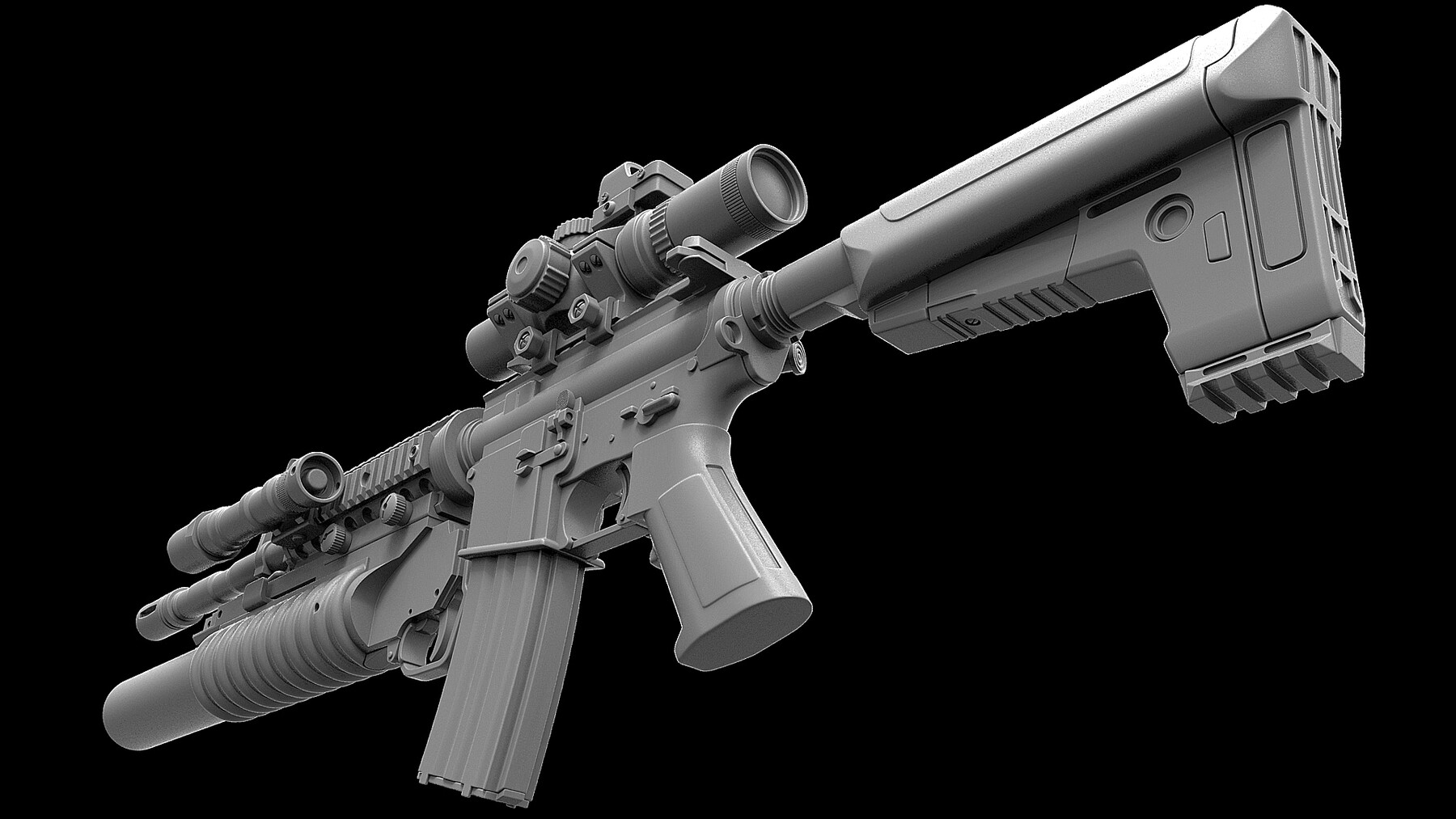 ArtStation - M4/M203 | Resources