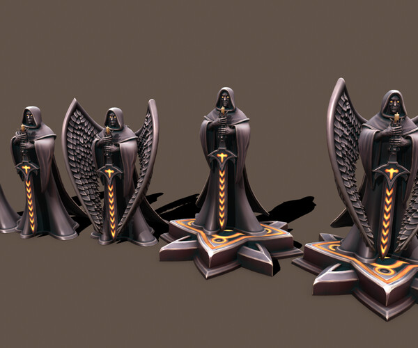 ArtStation - Statue Man Keeper | Game Assets