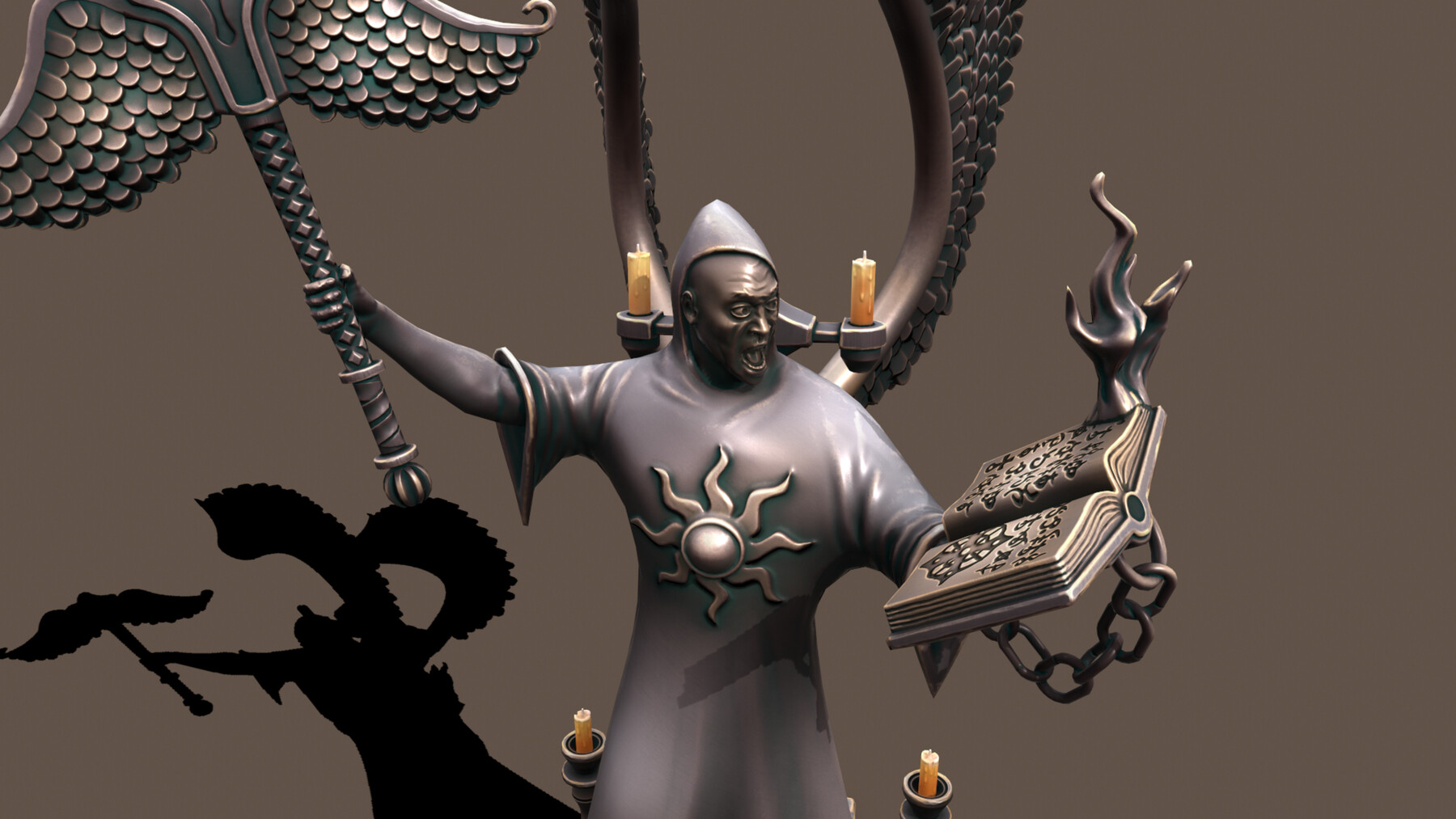 ArtStation - Statue Preacher | Game Assets