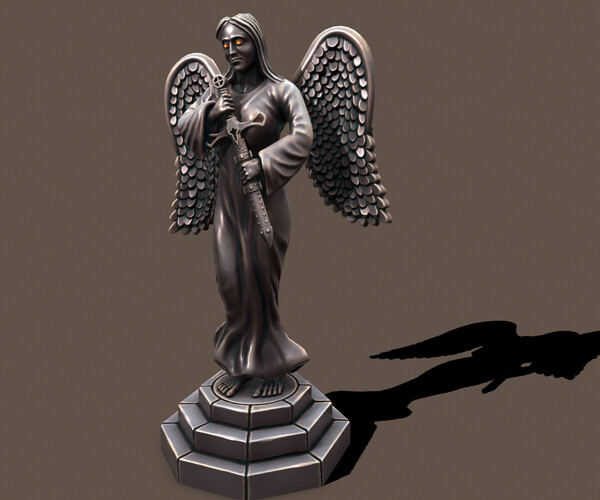 ArtStation - Statue woman keeper | Game Assets