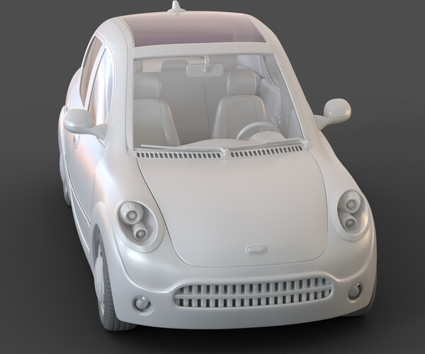 ArtStation - Cartoon Sedan Car | Resources