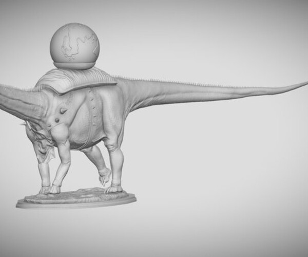 ArtStation - Diplodocus atlanteum - Statue for 3D printing | Resources