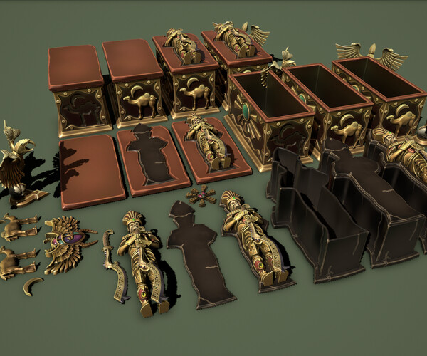 ArtStation - Desert chest | Game Assets