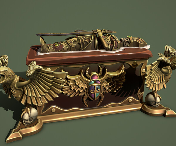 ArtStation - Desert chest | Game Assets