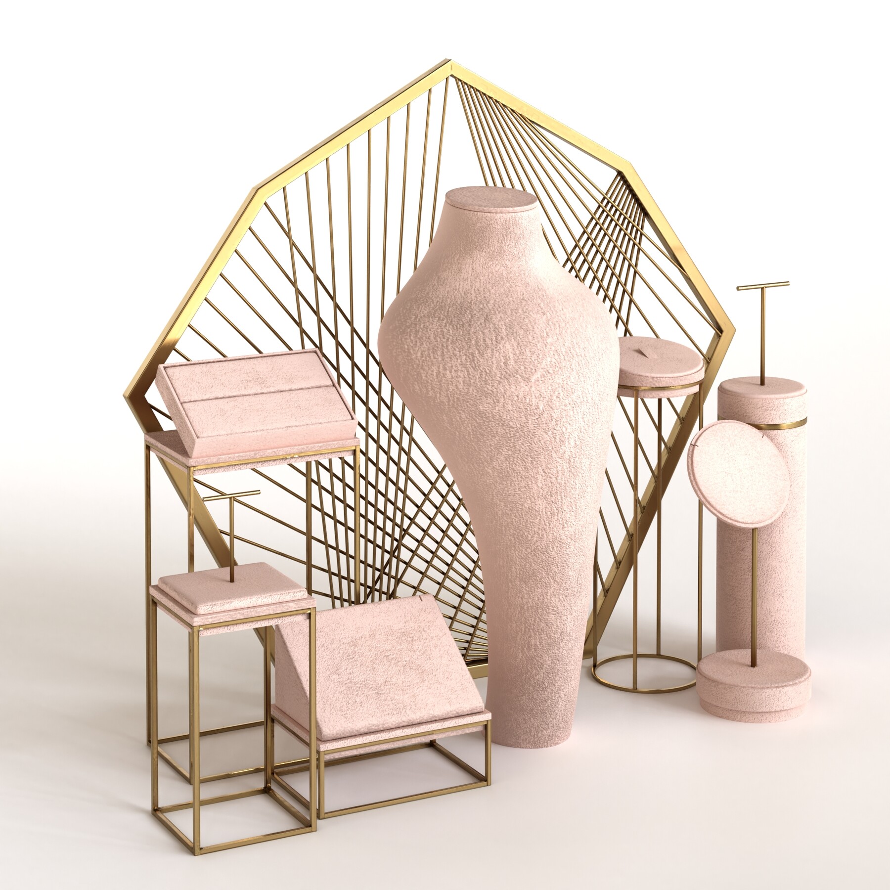 ArtStation - 8 Jewelry Stand Vol 02 | Game Assets