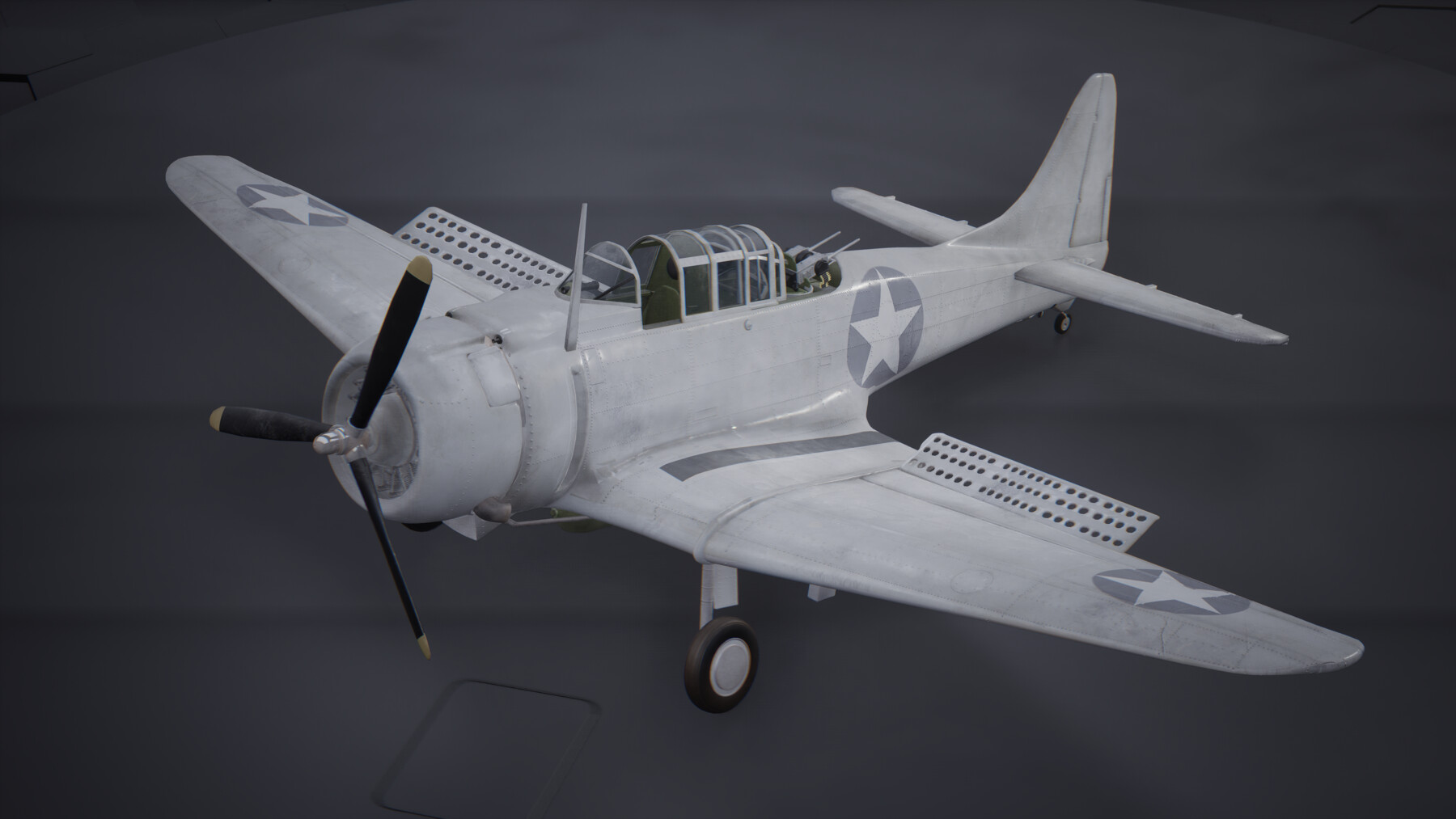 ArtStation - Douglas SBD Dauntless - US ww2 airplane 3d model | Resources