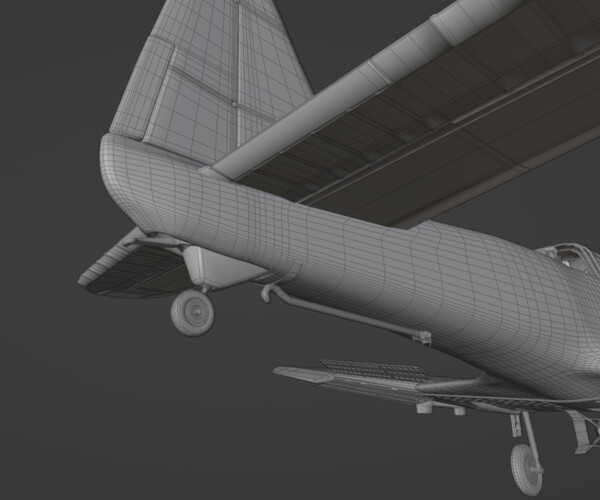 ArtStation - Douglas SBD Dauntless - US ww2 airplane 3d model | Resources