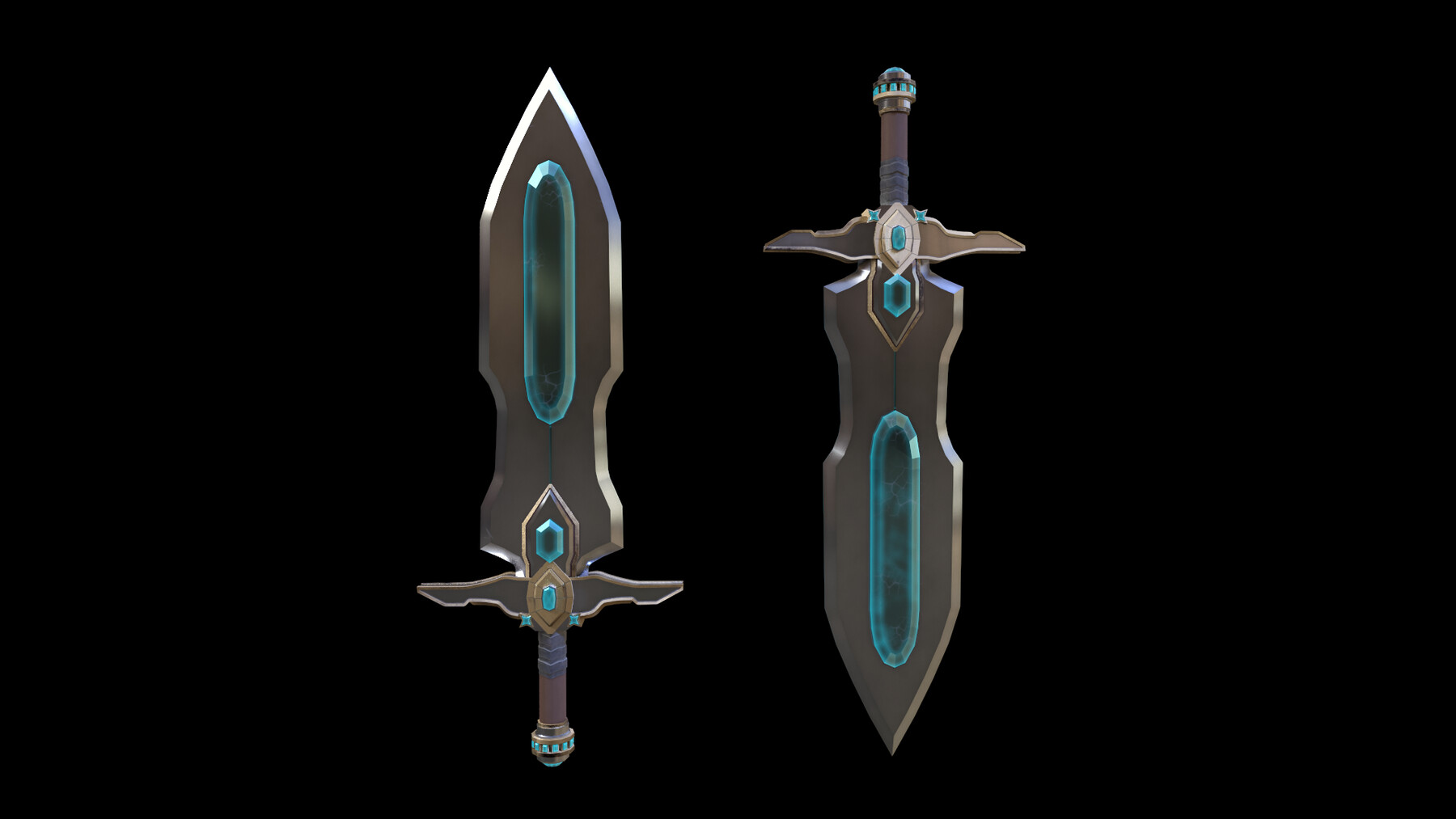 ArtStation - Stylized Low-Poly Sword | Game Assets