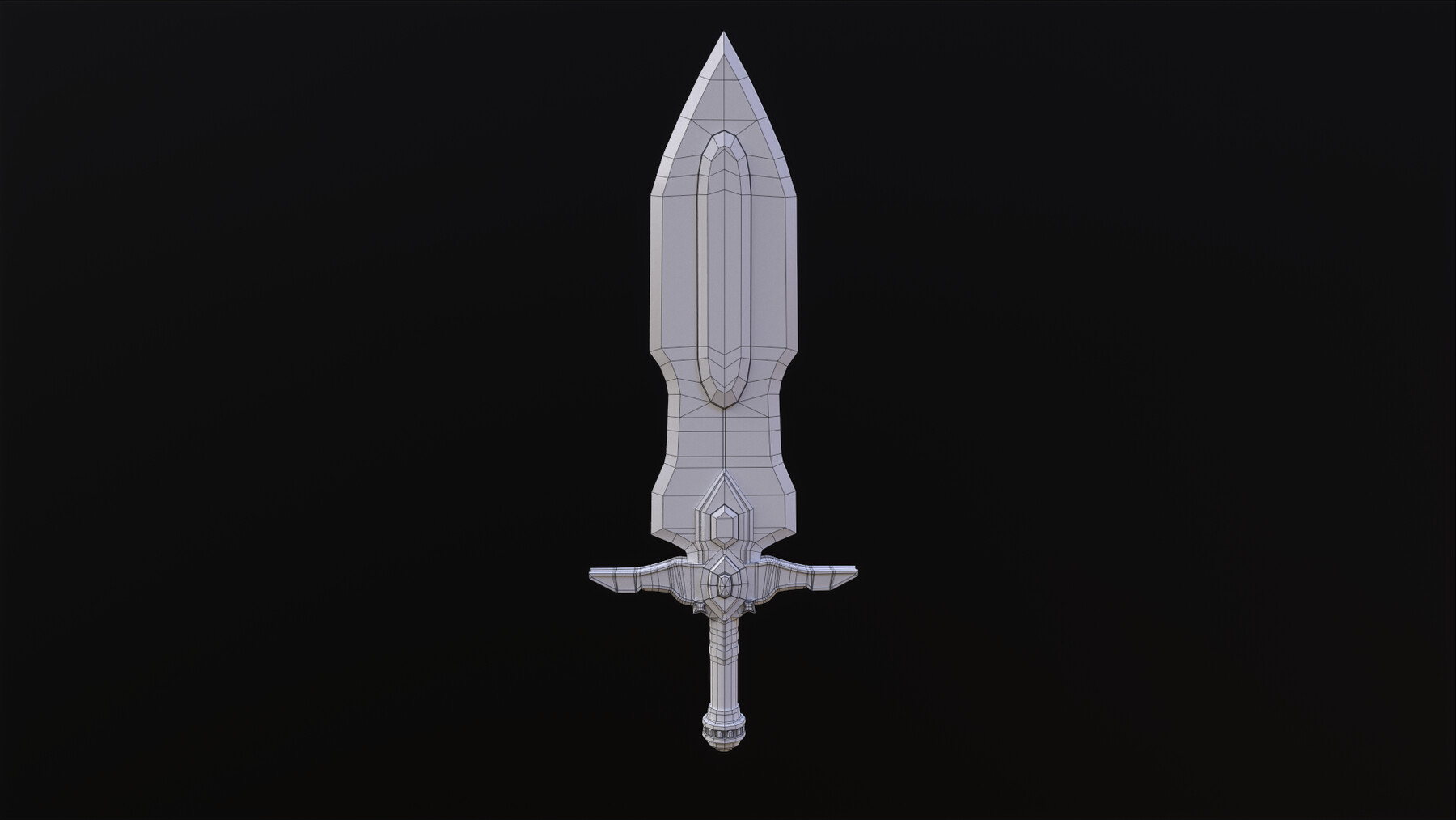 ArtStation - Stylized Low-Poly Sword | Game Assets