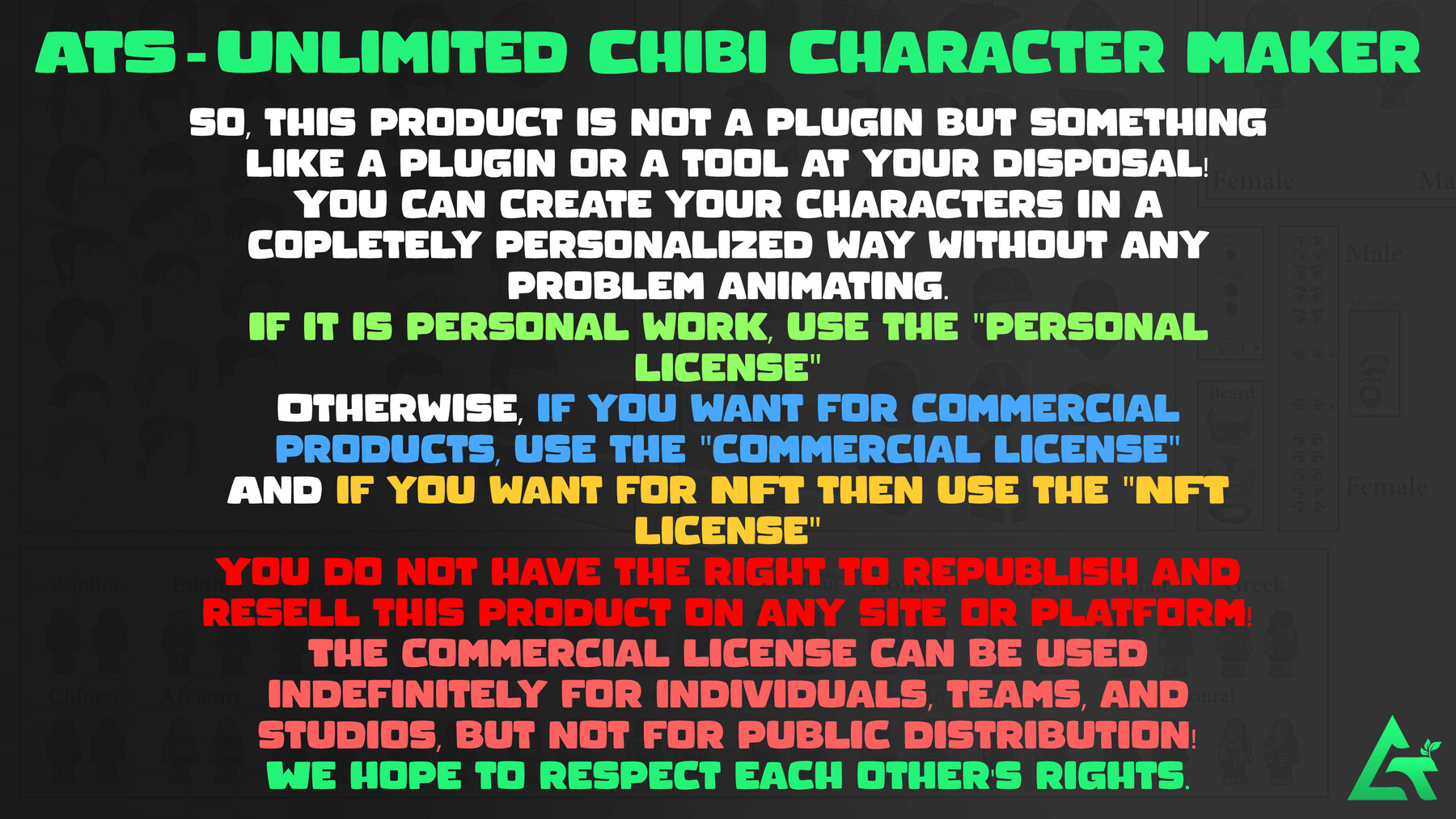 ArtStation - ATS - Unlimited Chibi Character Maker (for 2D Games ...