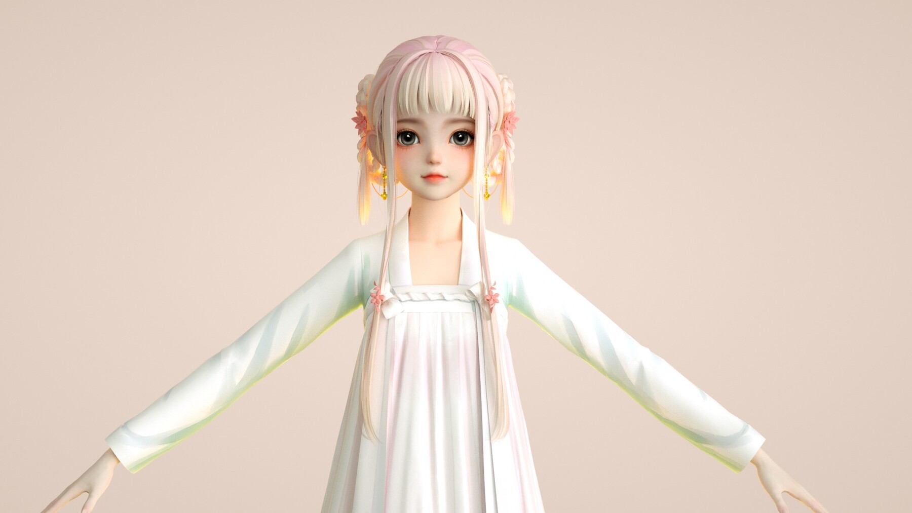 ArtStation - Cartoon Hanfu Girl | Resources