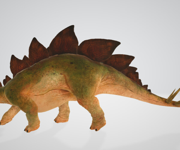 ArtStation - Stegosaurus Animal 3d Model | Game Assets