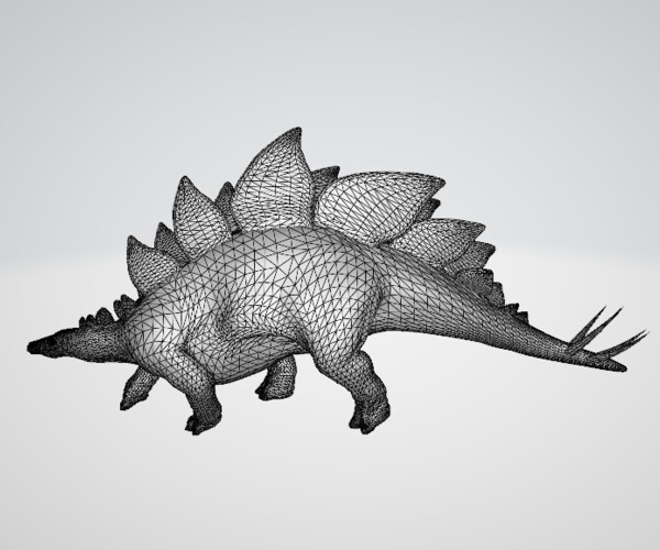 ArtStation - Stegosaurus Animal 3d Model | Game Assets