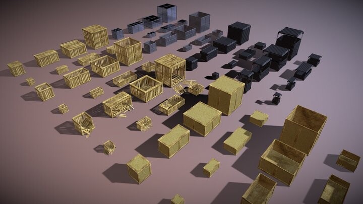ArtStation - Crates Pack | Game Assets