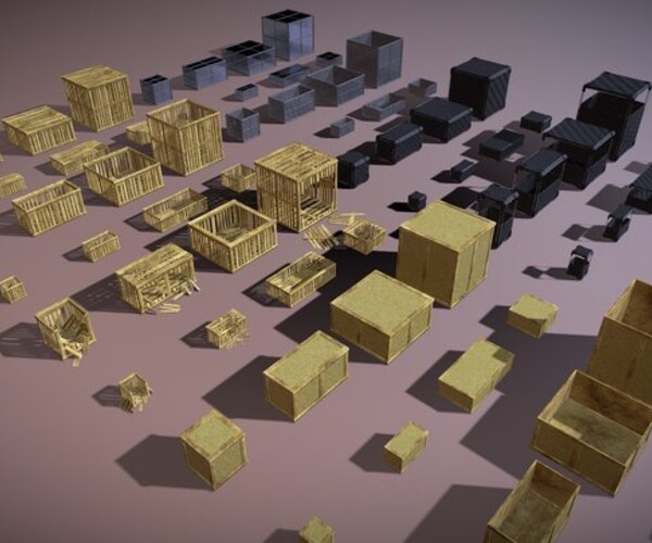 ArtStation - Crates Pack | Game Assets